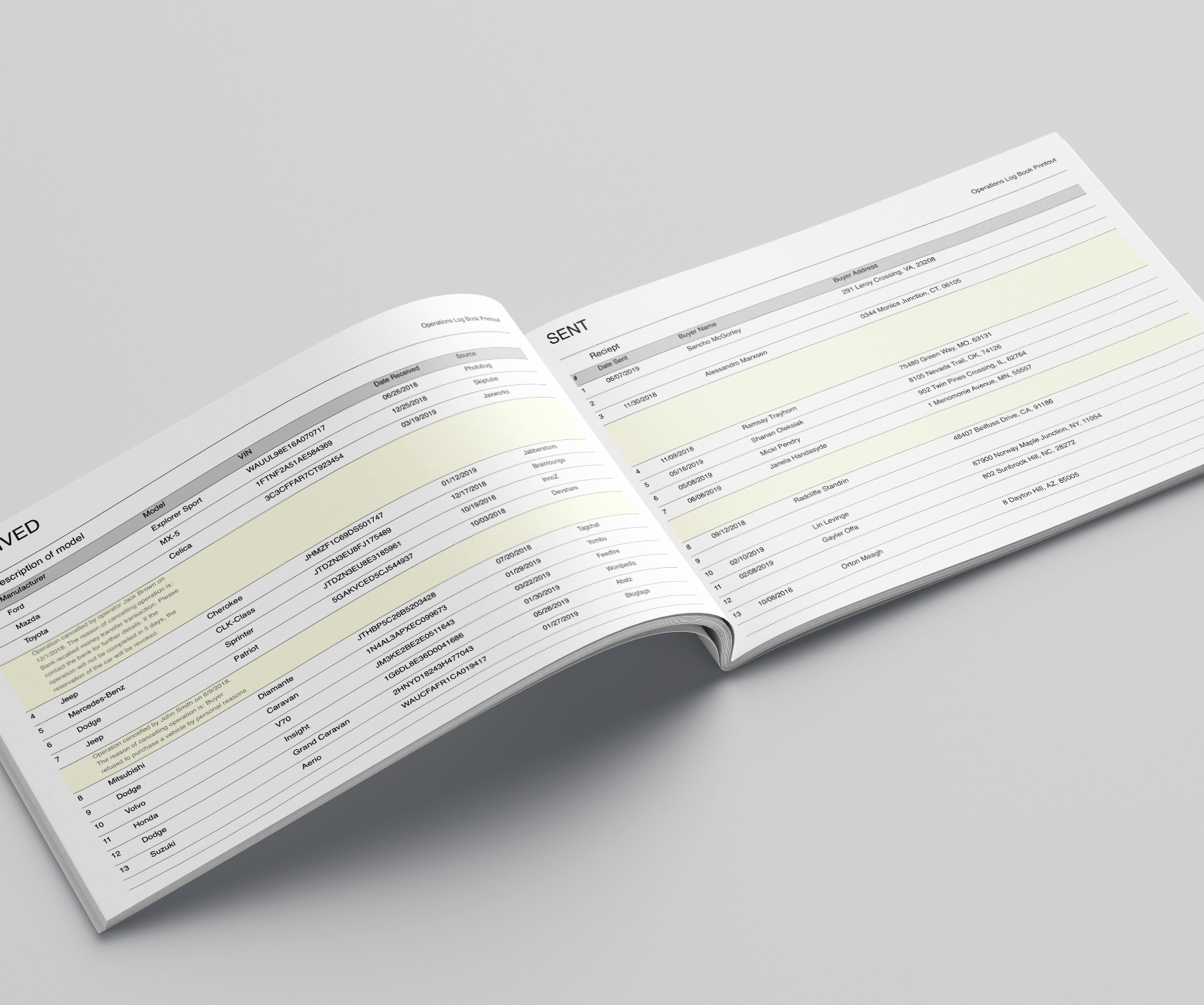Creating Multi-Page Spread Tables