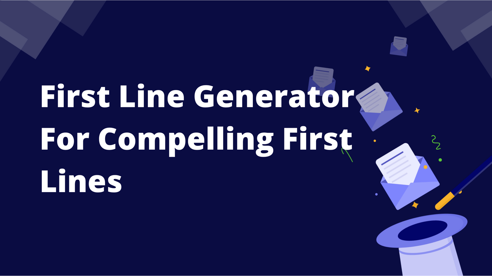 First Line Generator: Why & How it helps in creating opening lines