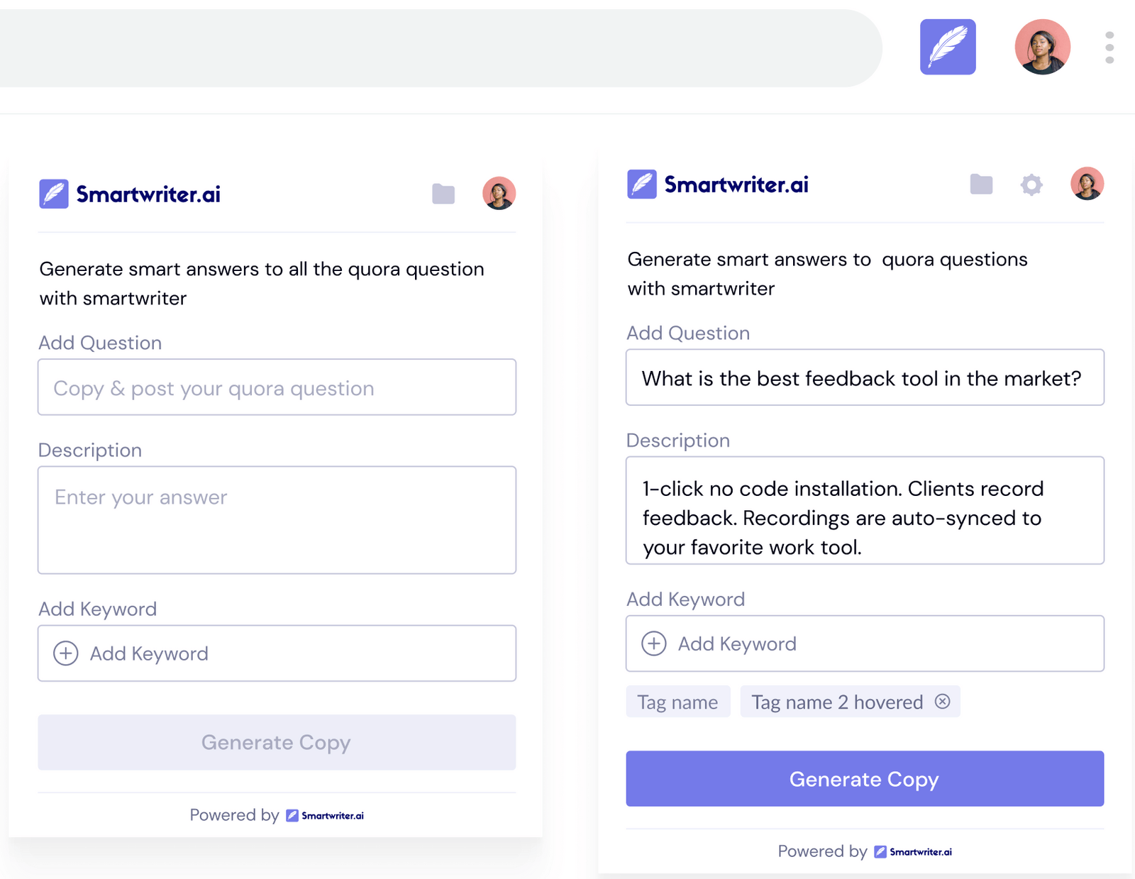 SmartWriter | AI Copywriting. Convert readers to users