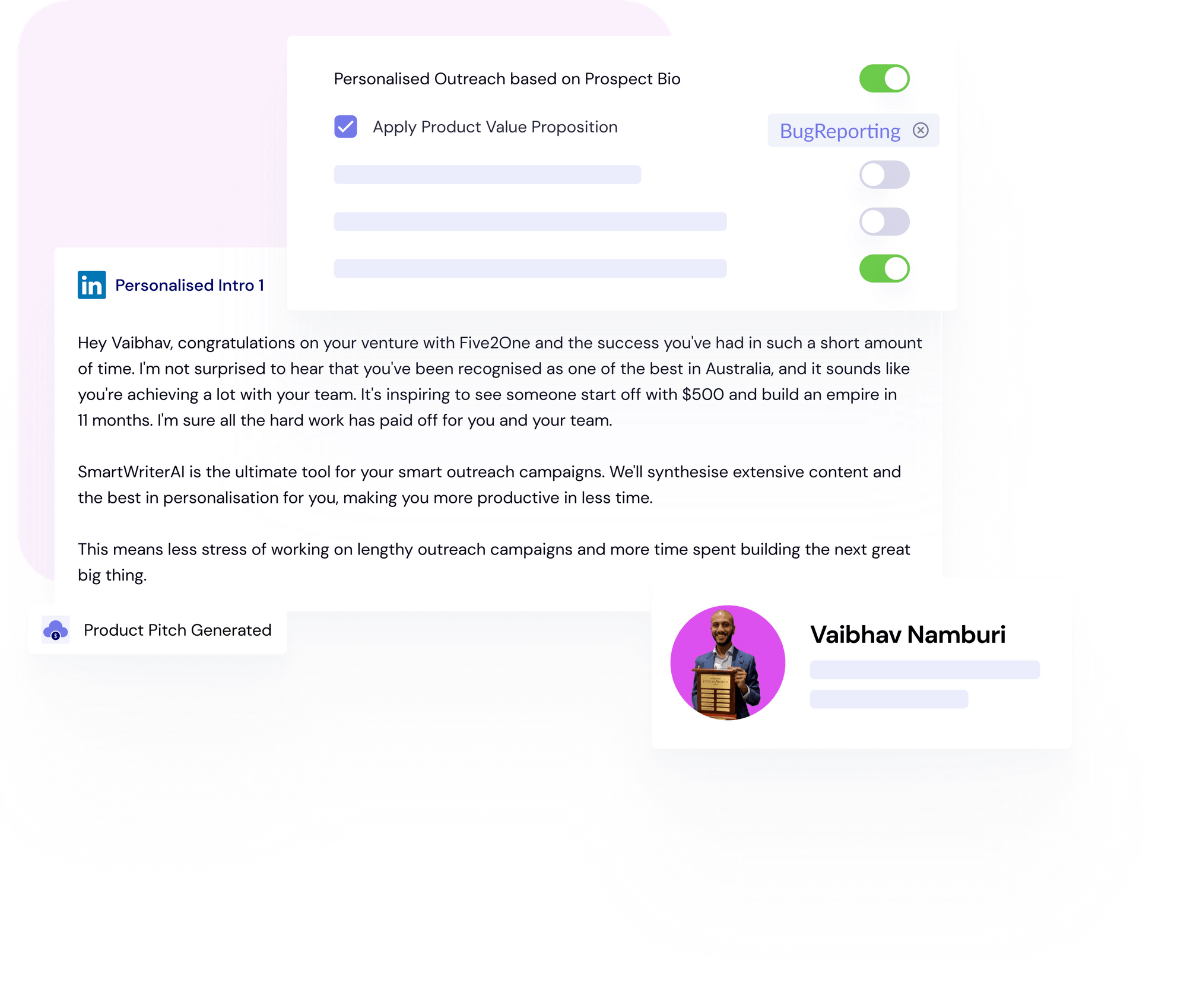 SmartWriter | Personalised AI Cold Emails