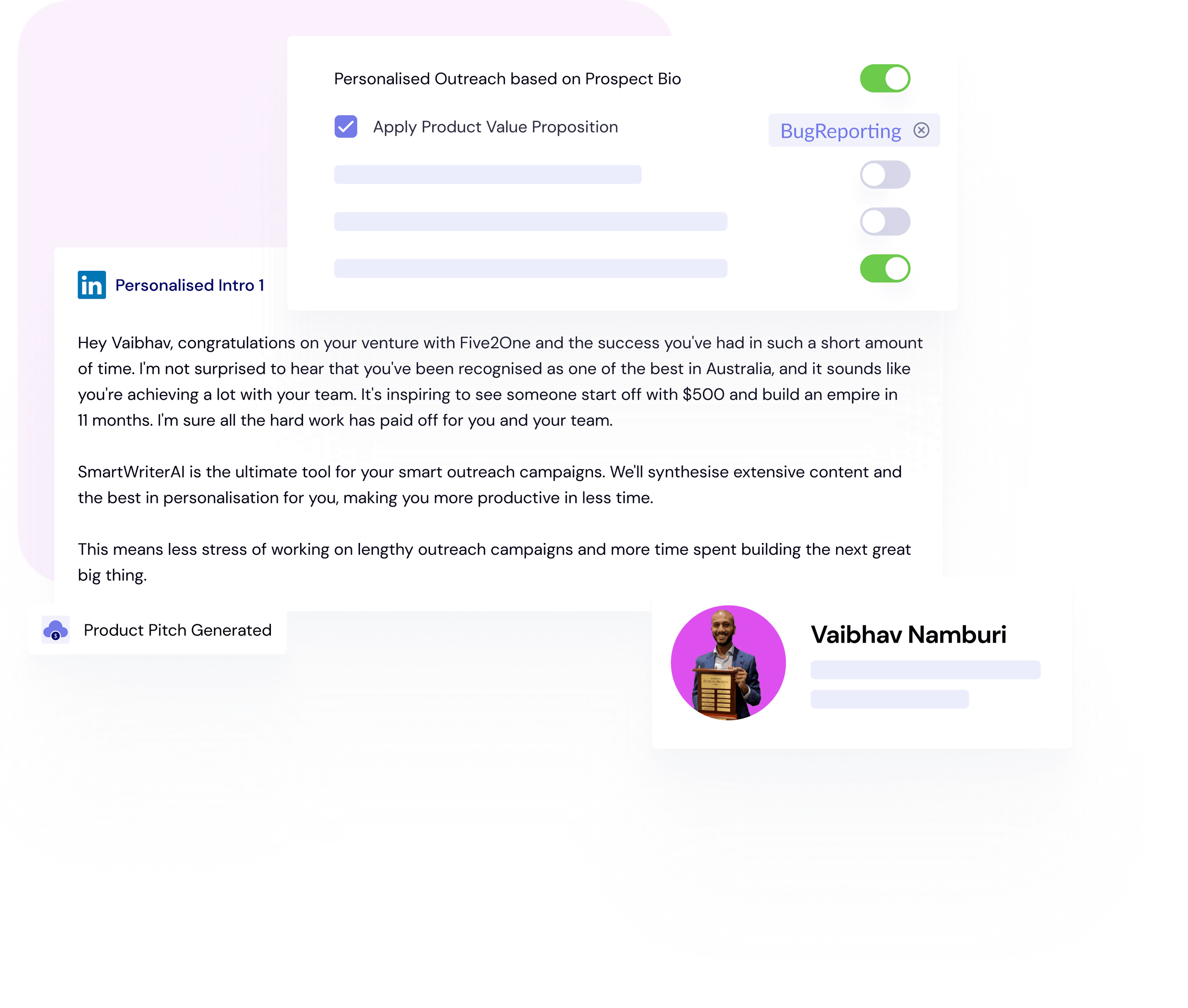 SmartWriter | Personalised AI Cold Emails