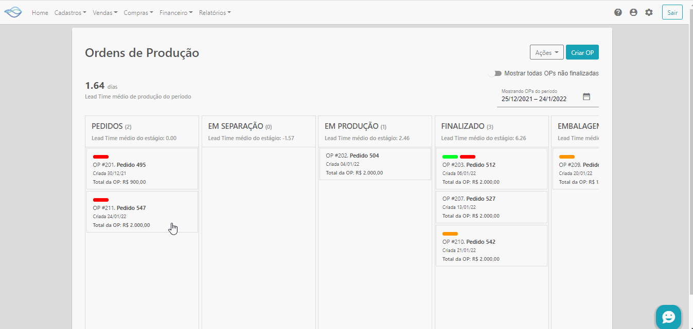 Como deixar a sua ordem de produção mais eficiente