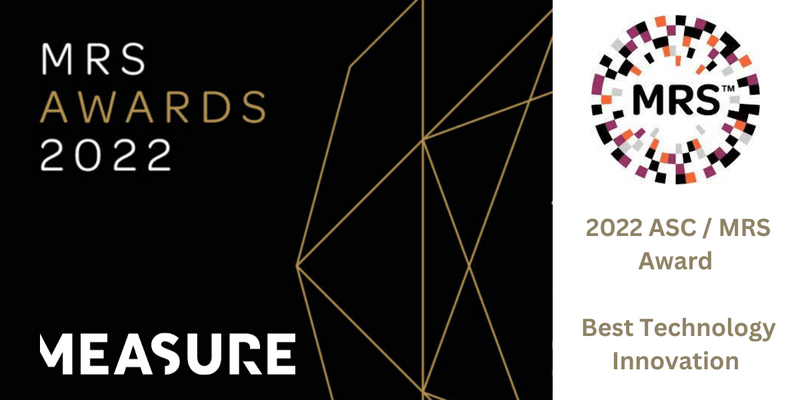 Measure wins the 2022 ASC / MRS Award