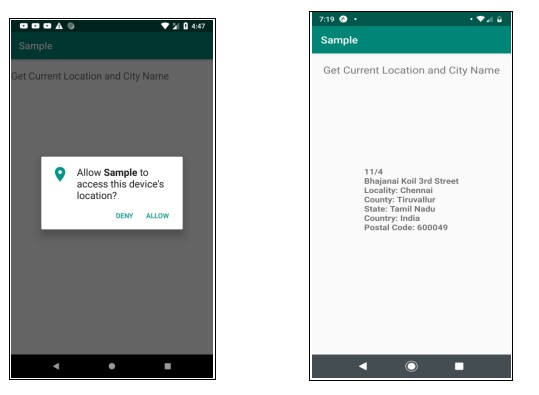 Fetch Users Location Using Fused Location Api 