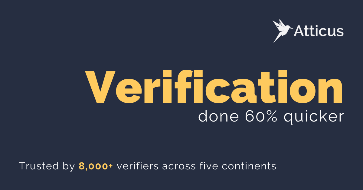 Atticus - Verification Software - Verify 60% Quicker
