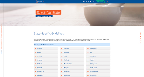 Select Your State | Pharmacy Laws & Regulations