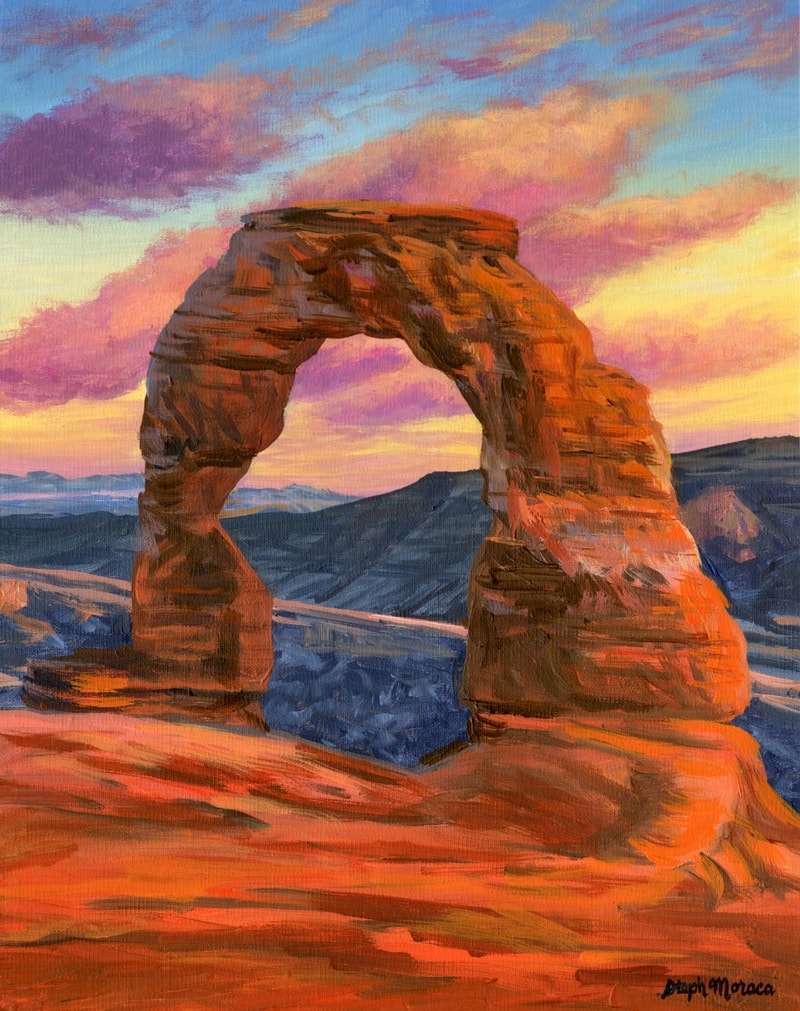Original Painting - Delicate Arch