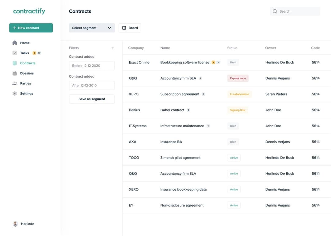 Contractify | Contract Management, simplified.