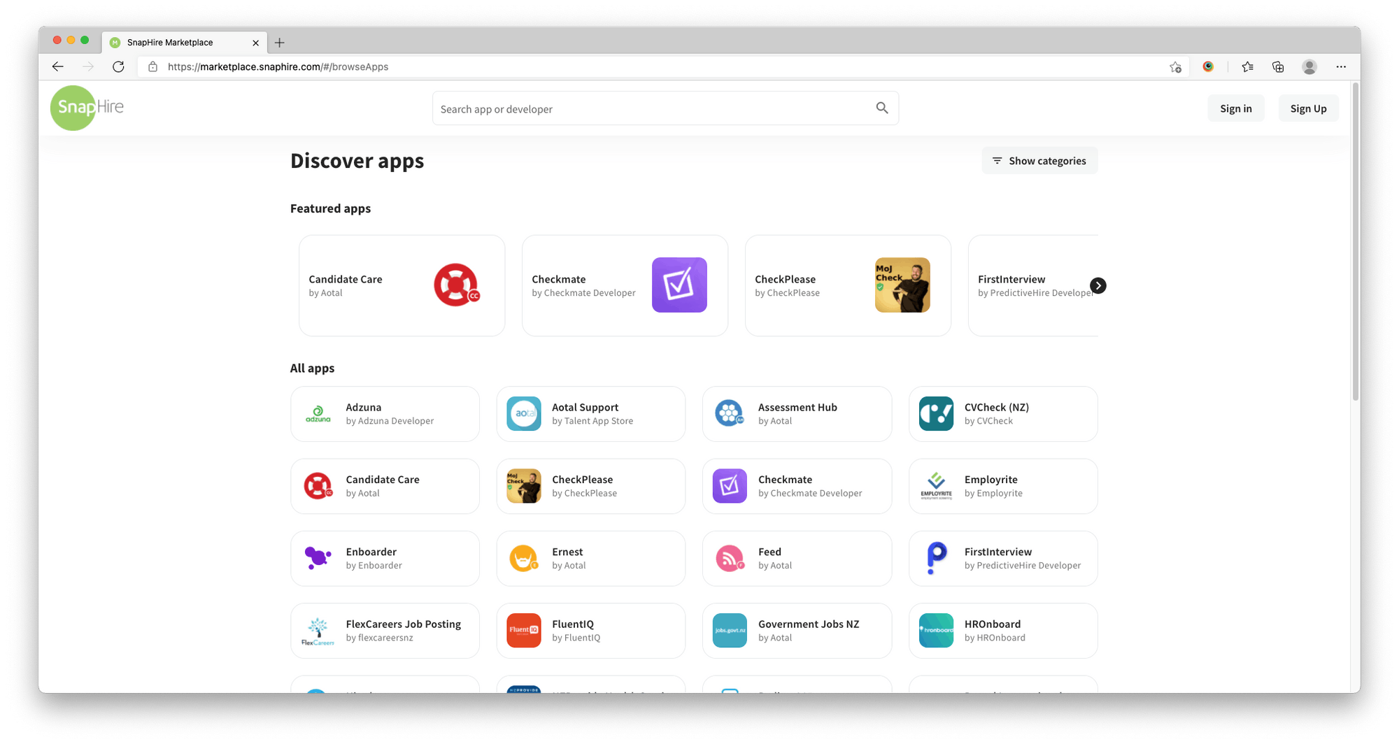 Talent App Store | Marketplaces