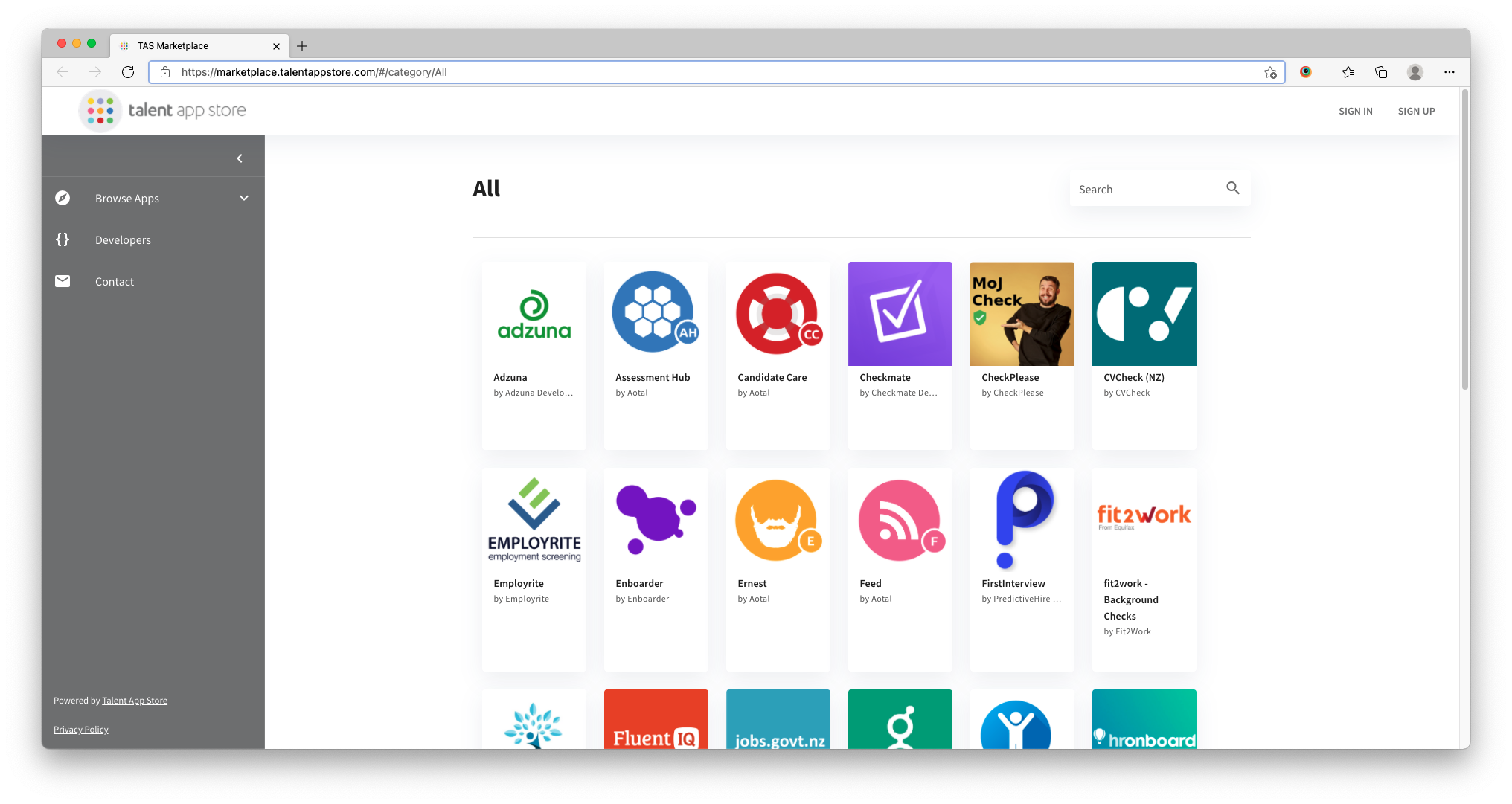 Talent App Store | Marketplaces