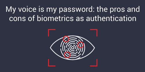 My voice is my password: the pros and cons of biometrics as authentication
