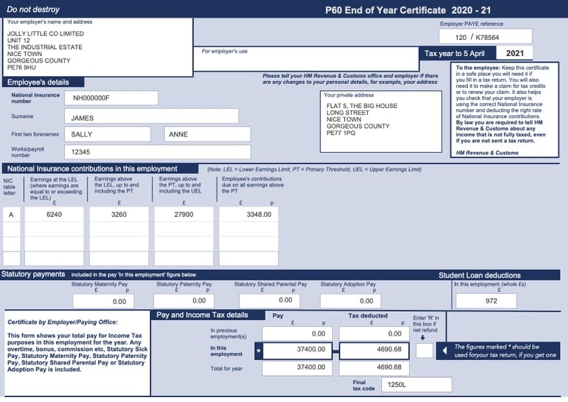 How To Get A P60 | Replacement P60 | Free Samples