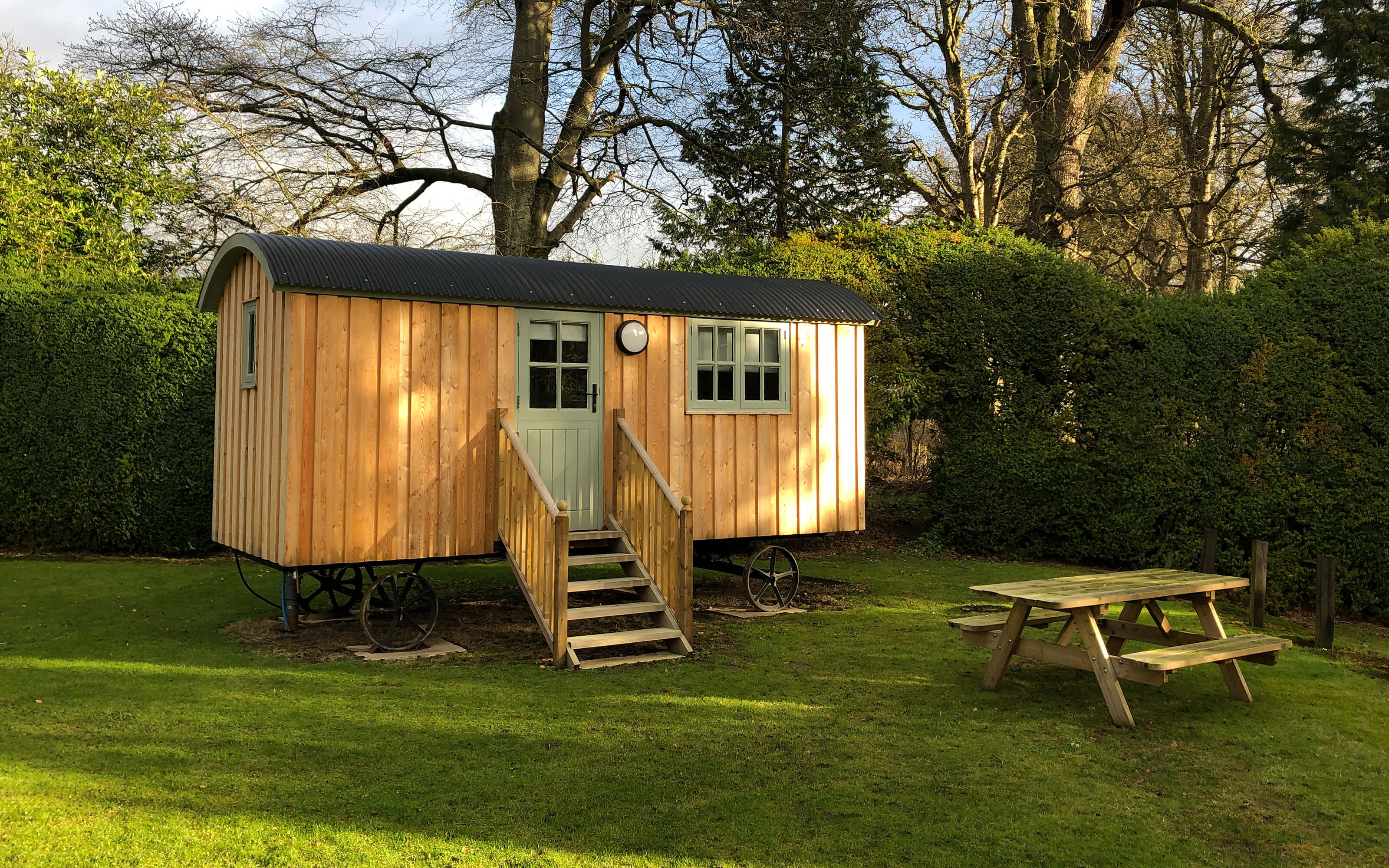 Blair Drummond Caravan Park and Shepherd Huts | Caravanning, clamping ...