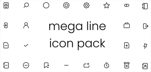 Mega Line Icons