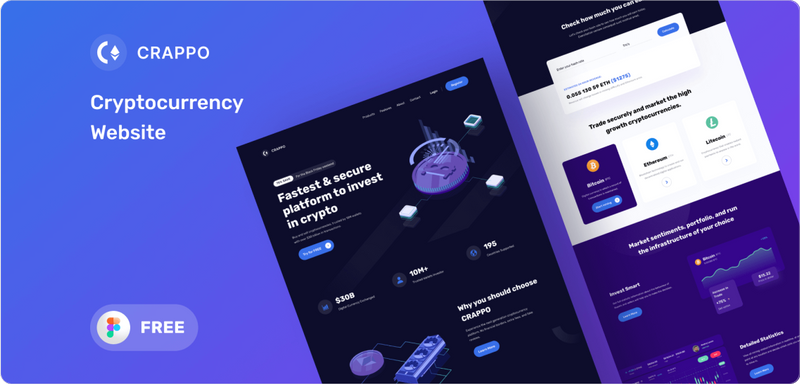 Cryptocurrency Web Design