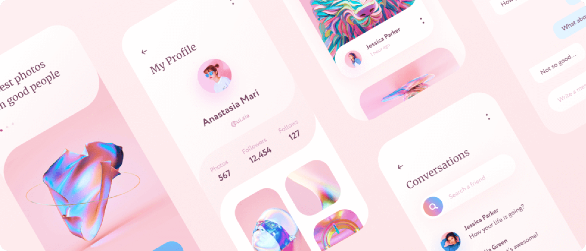 Premium Pink Social App