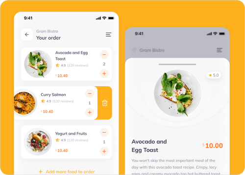 Menu Ordering App