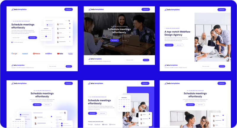 Business Hero Sections