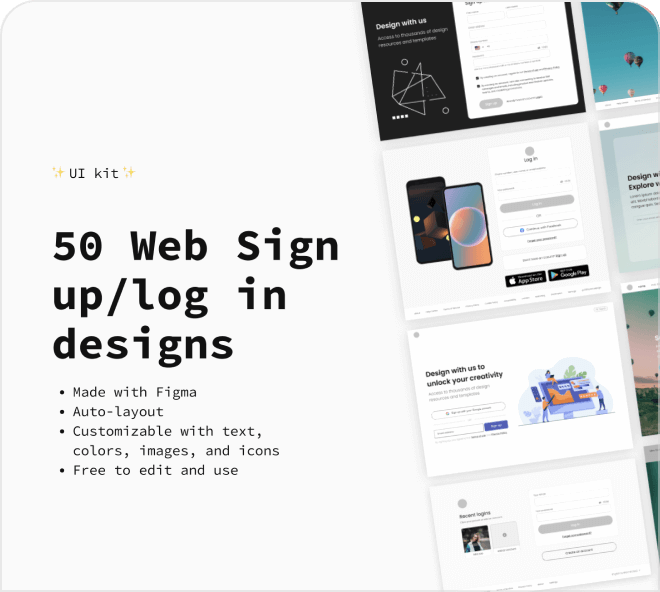 Free Figma Website Templates, User Interfaces and Apps
