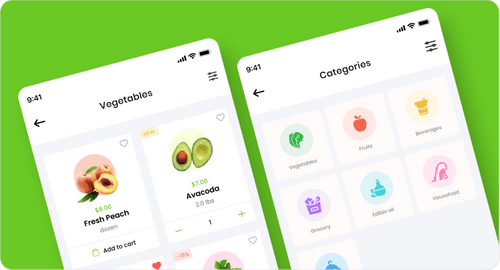 Grocery App Template