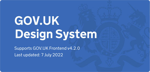 UK Government Design System
