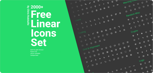 2000 Linear Icons Pack