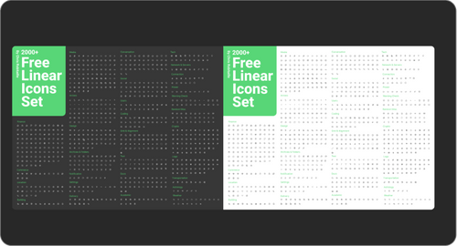 2000 Linear Icons Pack
