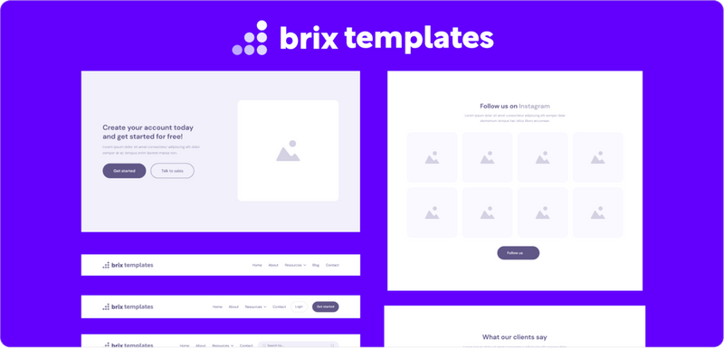 Brix Wireframe Kit