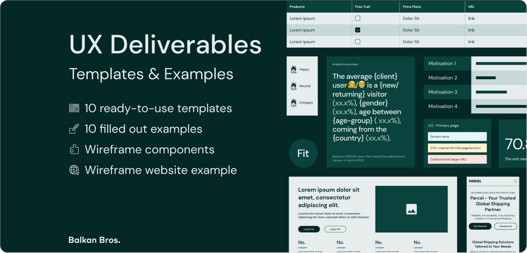 Useful UX Templates