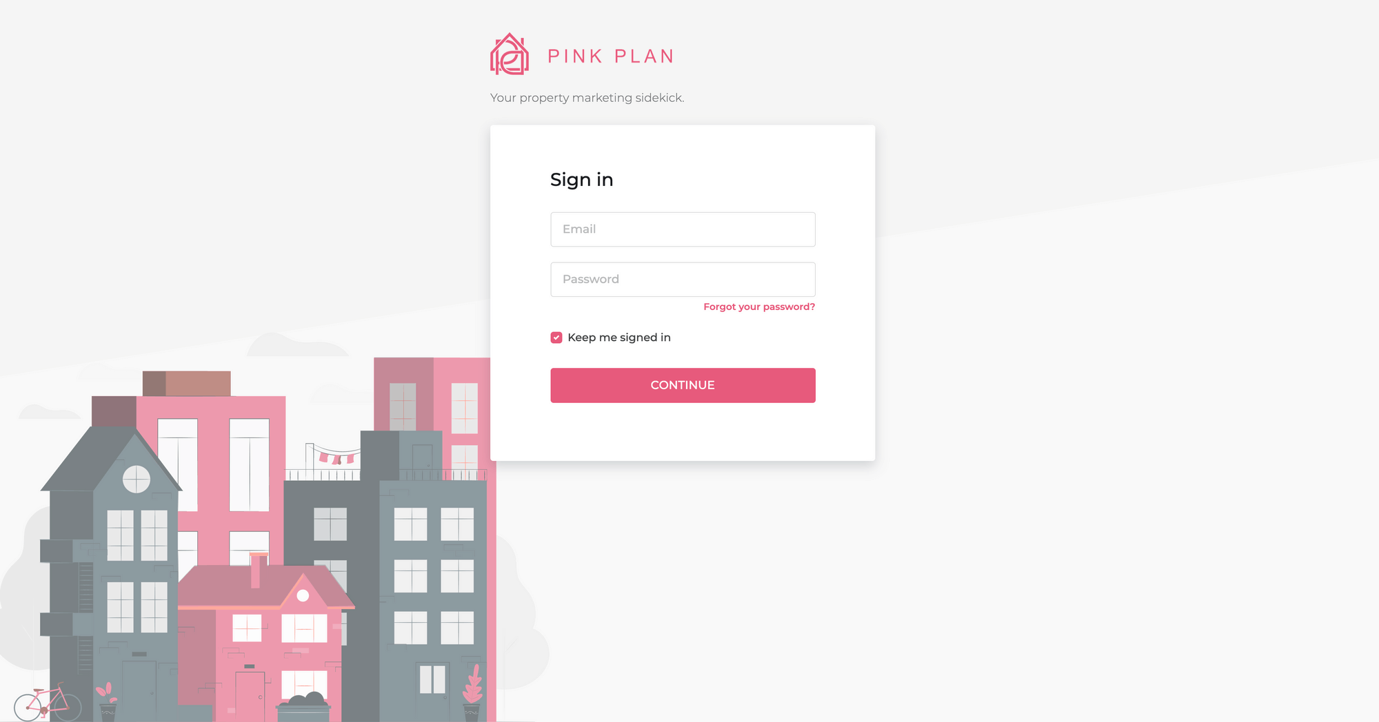 PinkPlan – Your Property Marketing Sidekick