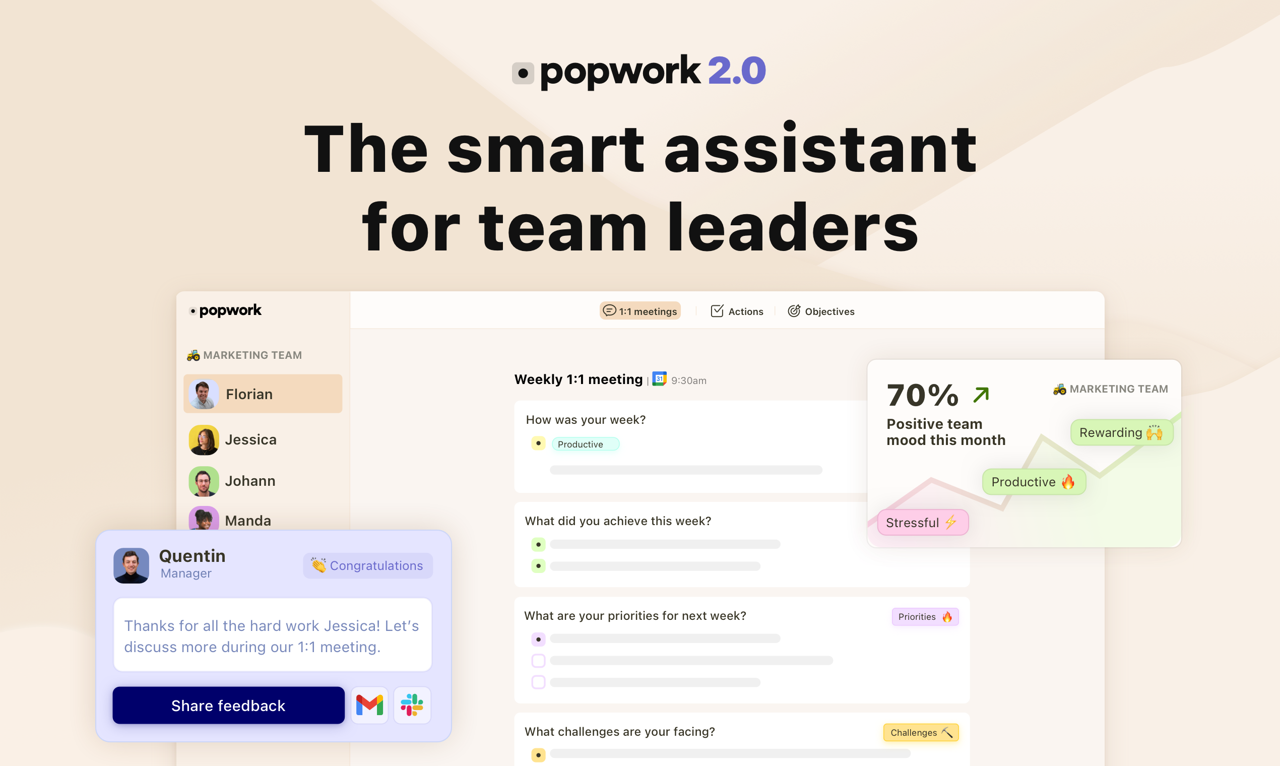 Popwork - L'application pour les managers et leurs équipes