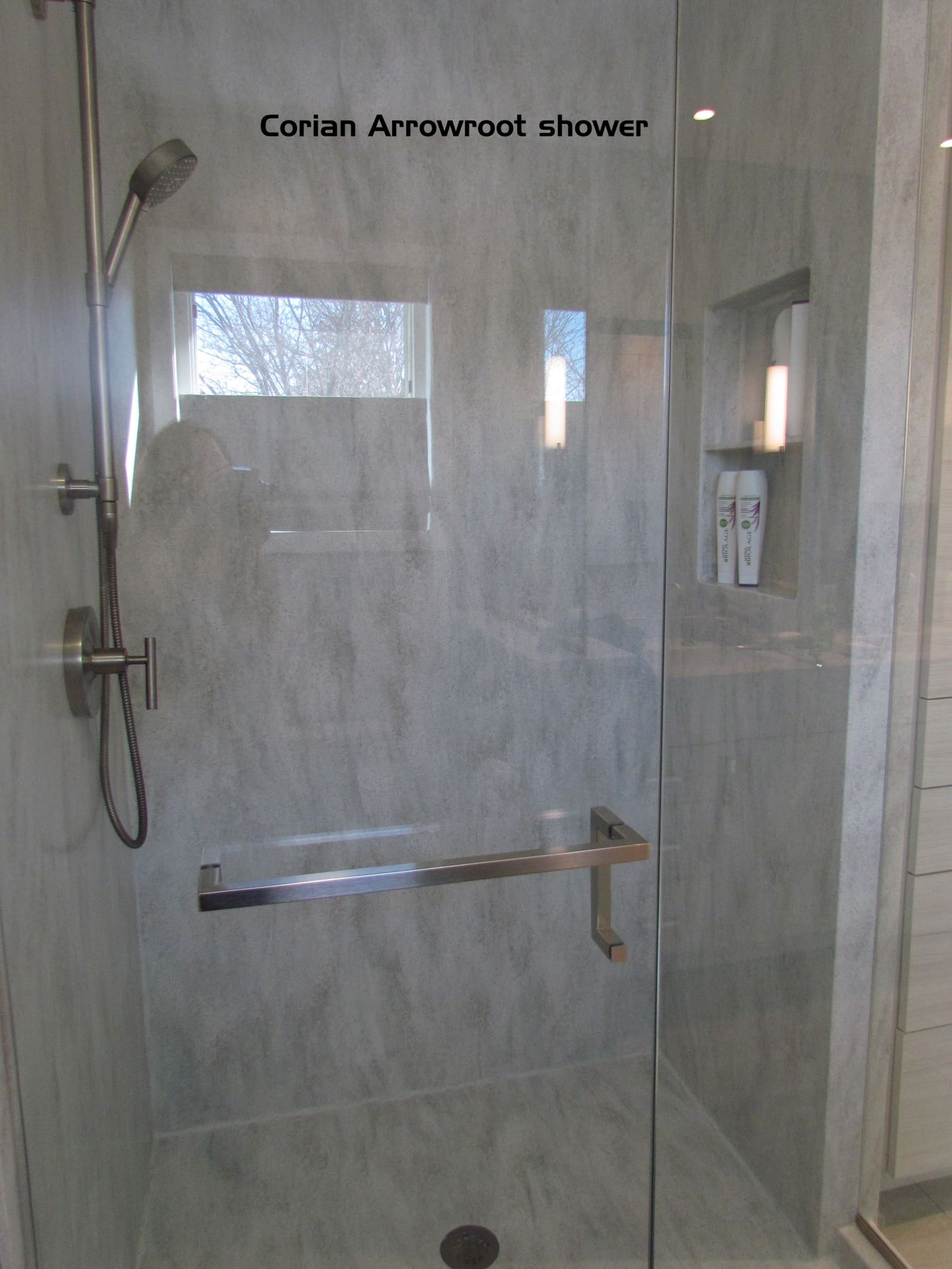 Solid Surface Showers