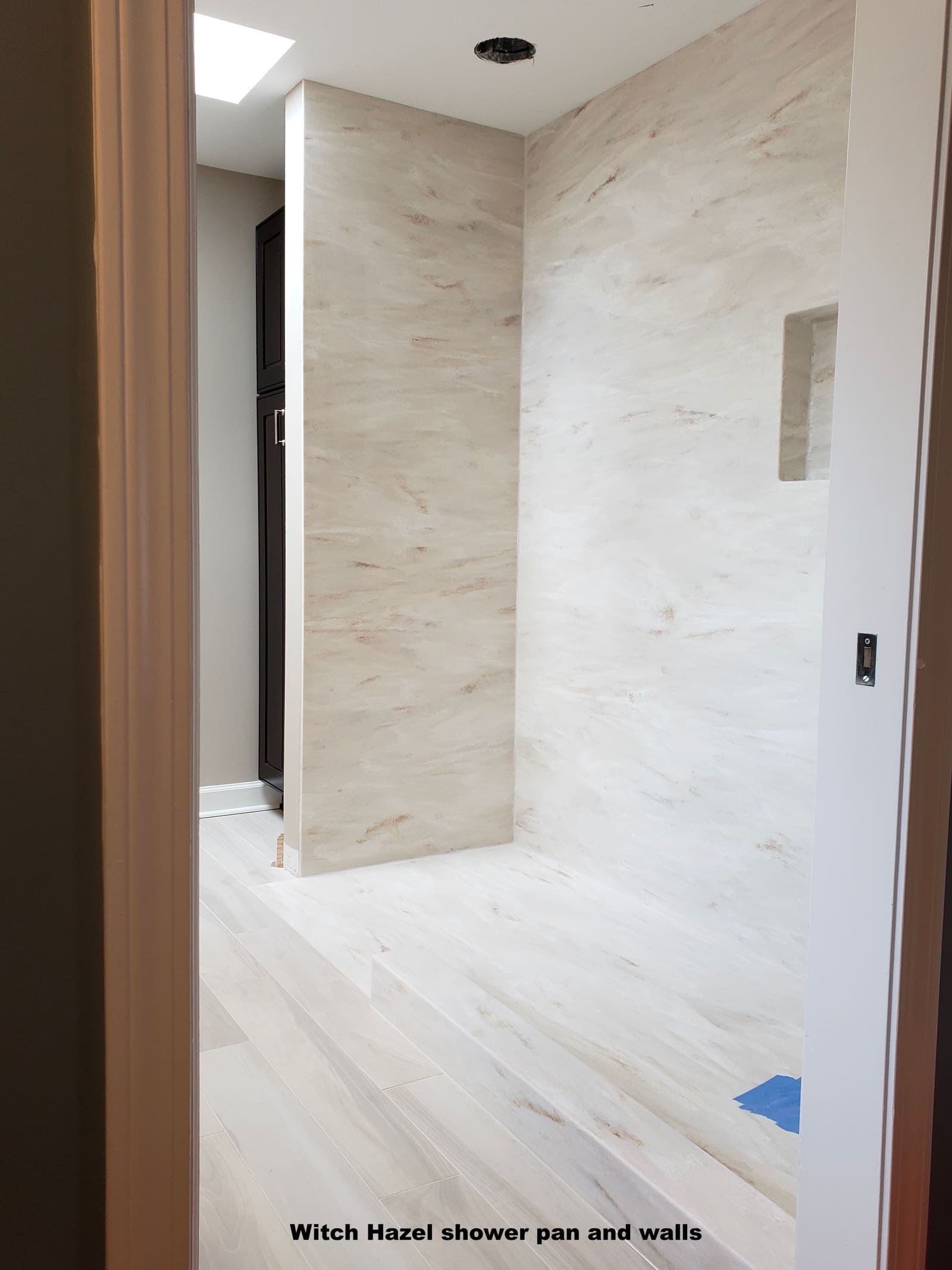 Solid Surface Showers