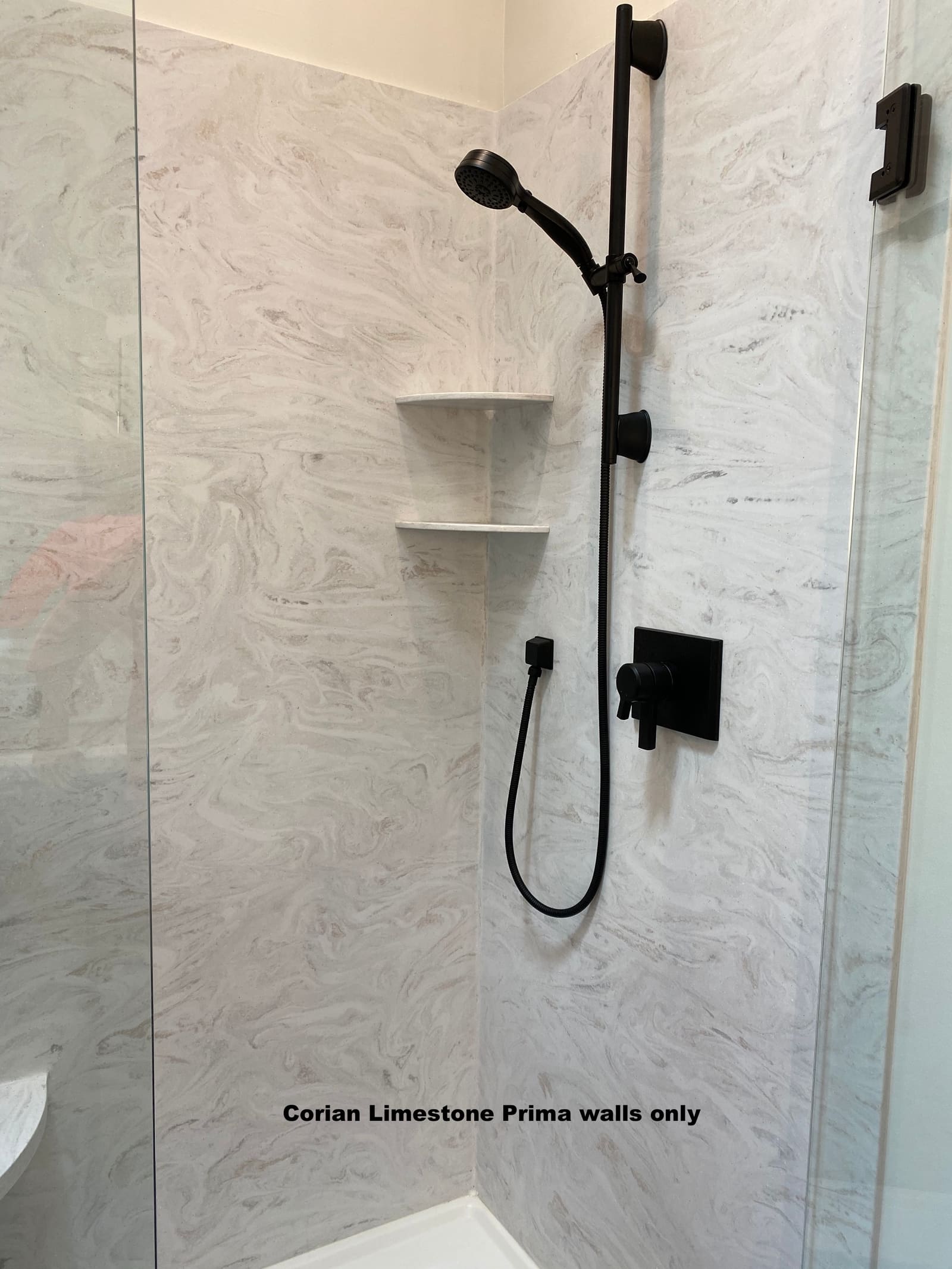 Solid Surface Showers