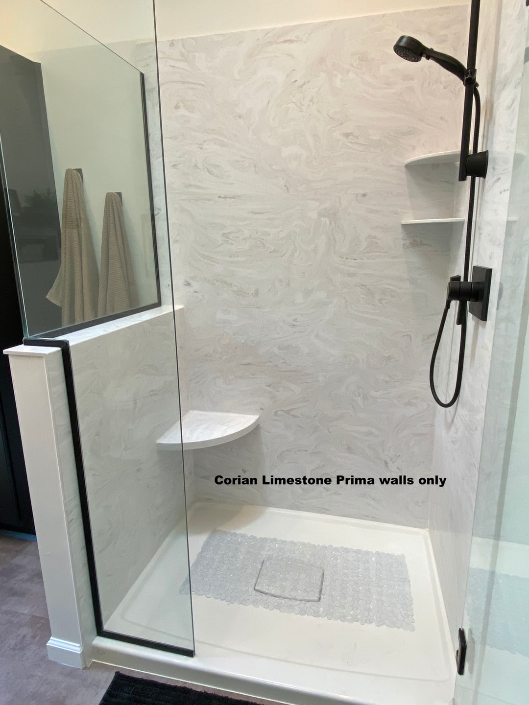 Solid Surface Showers