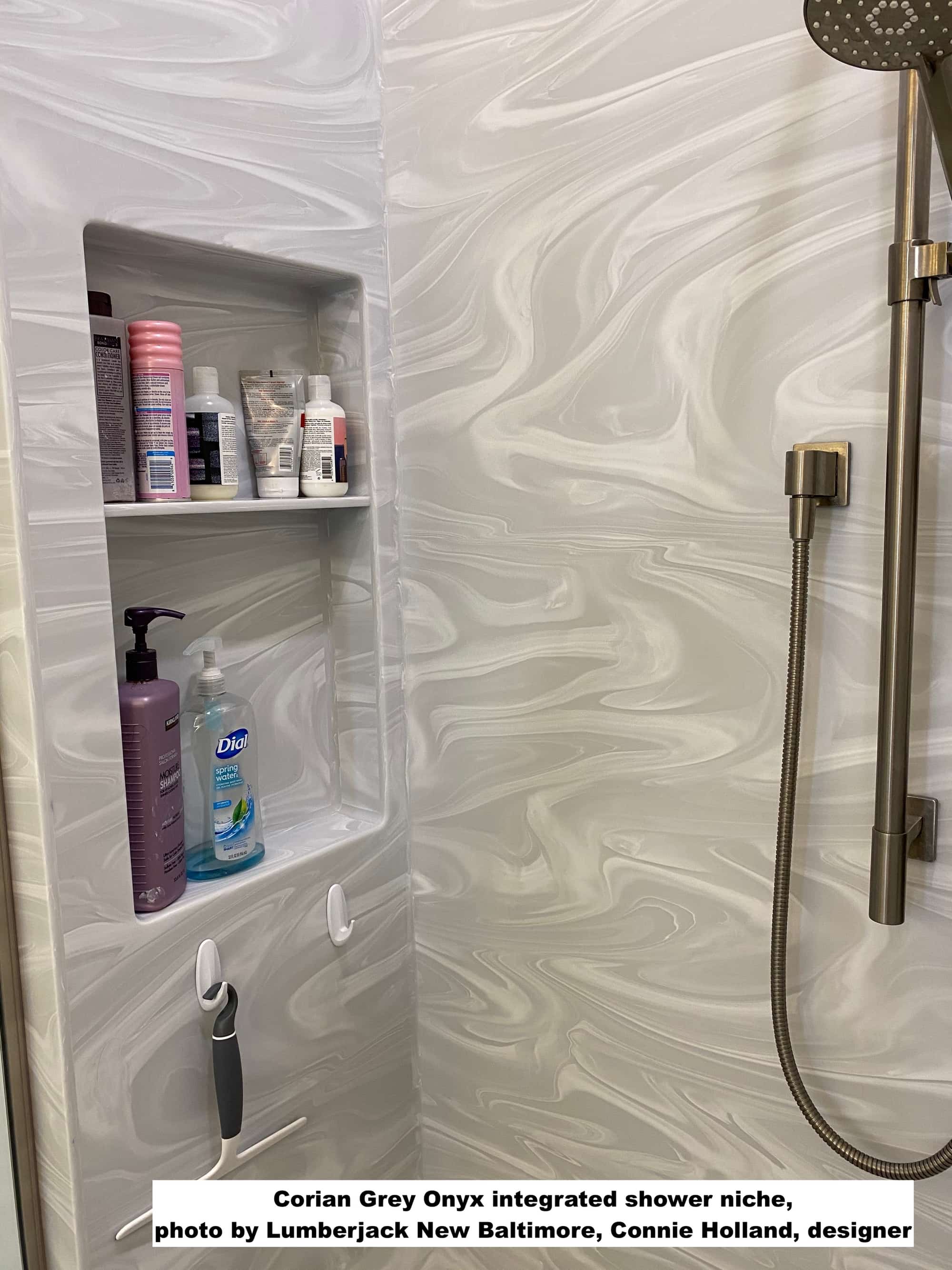 Solid Surface Showers