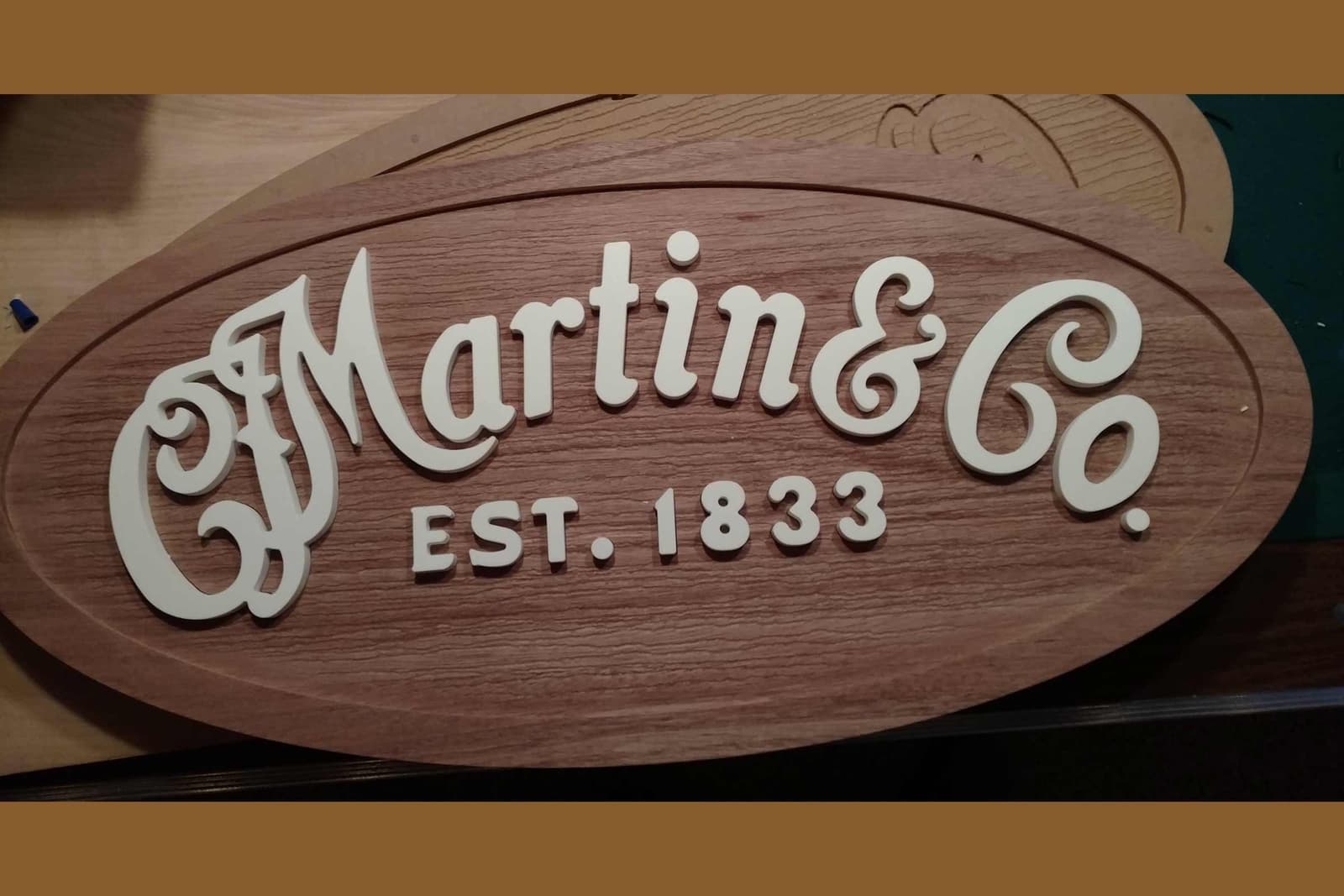 Martin Guitar Wood Signs— by Caffrey Studios