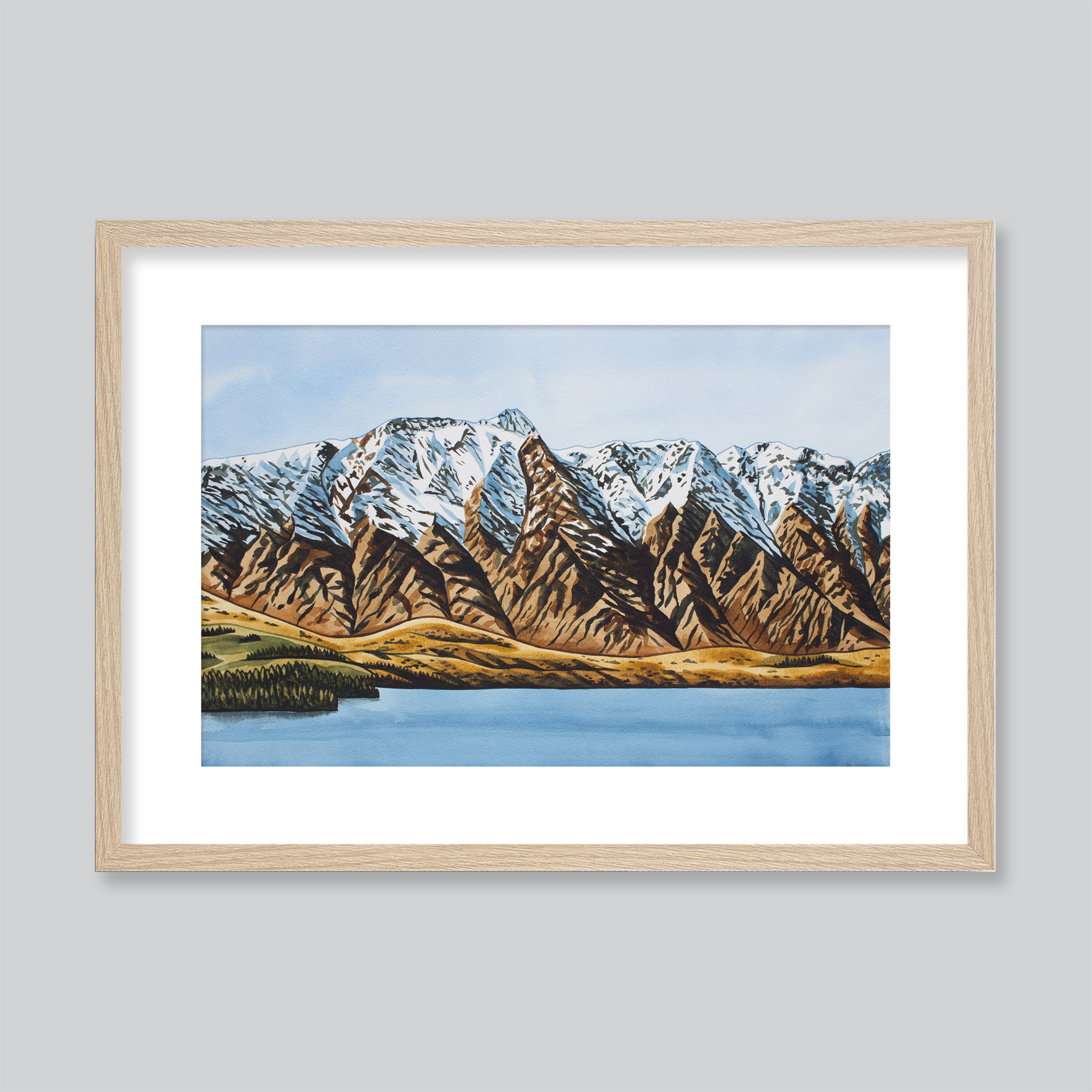 The Remarkables | Kate Boswell Art | New Zealand