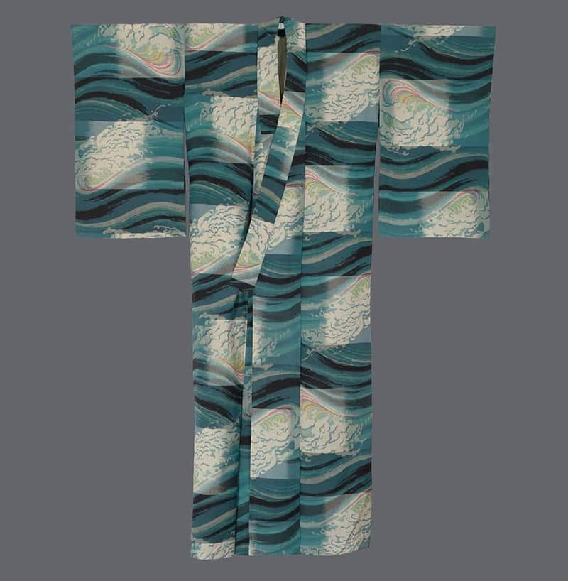 The Kimono Gallery | Omeshi summer kimono