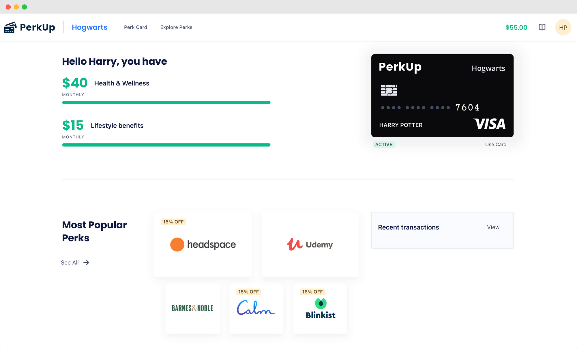 PerkUp | Offer flexible perks your employees will love