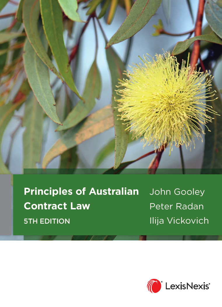 Principles of Australian Contract Law: Cases and Materials, 5th edition ...