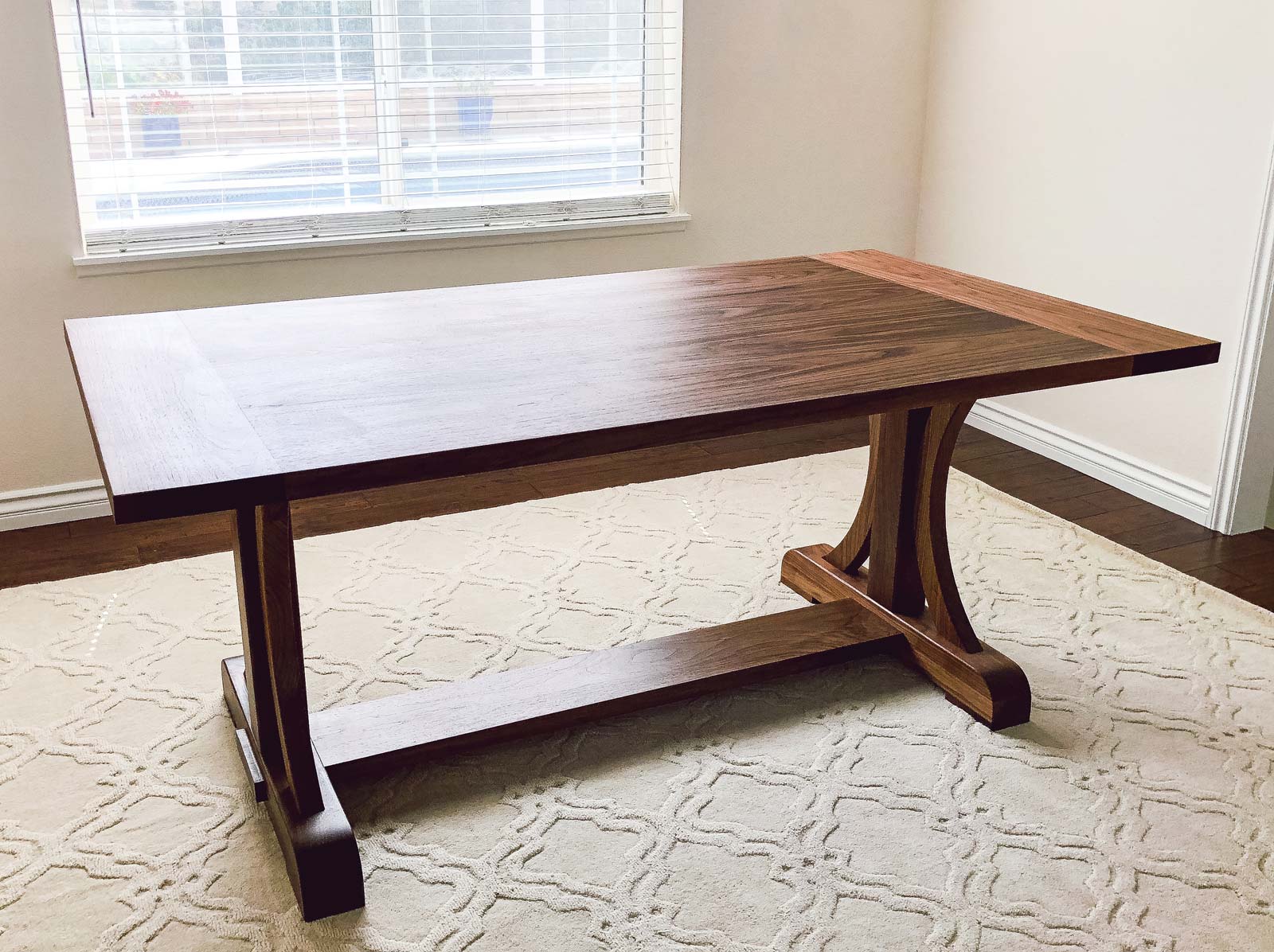 Solid Premium Walnut Dining Table
