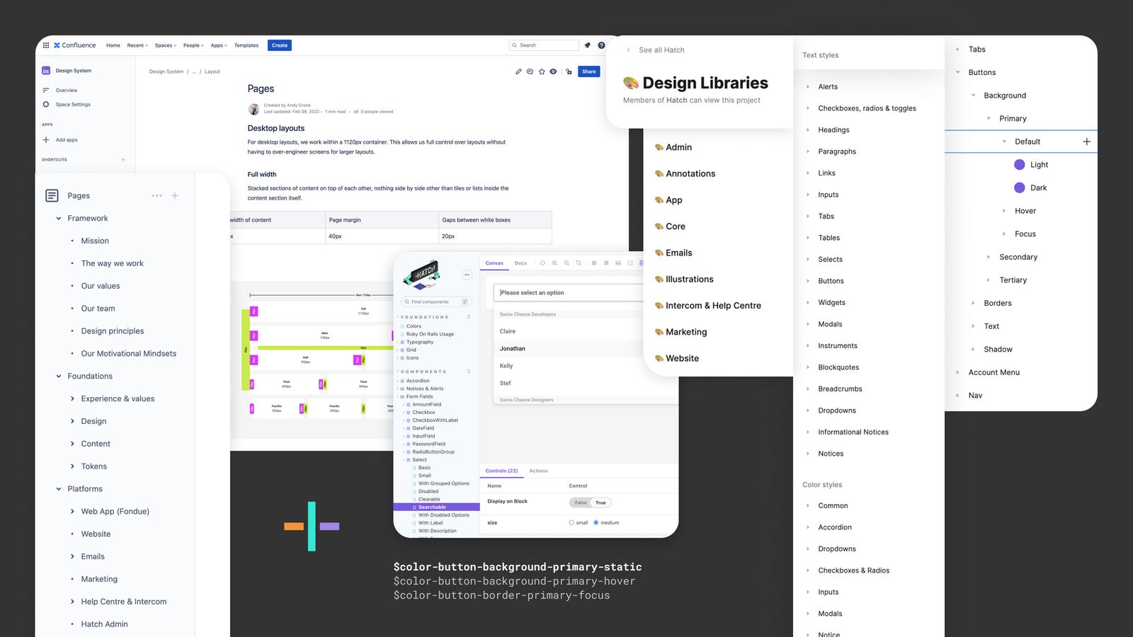Hatch – Design System by Andy Crone