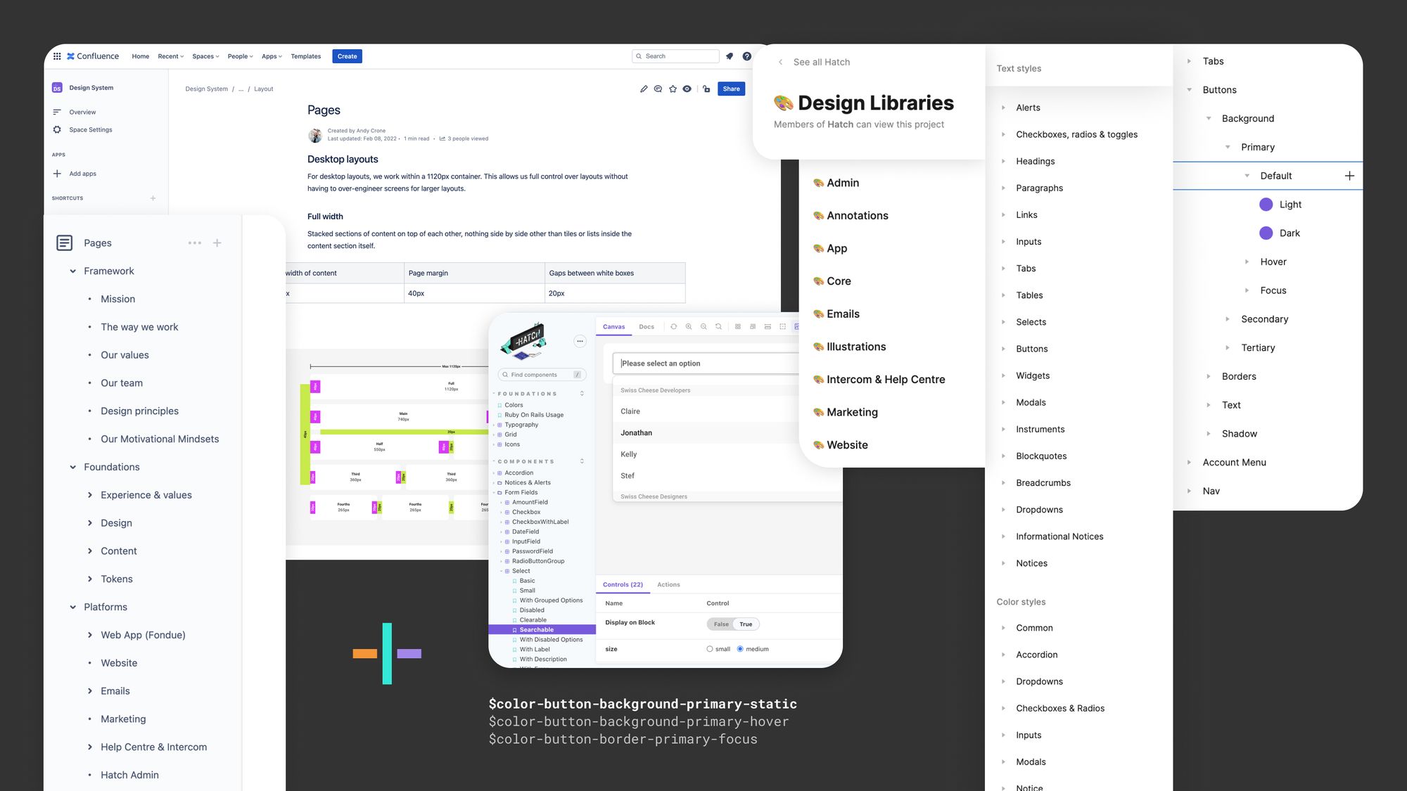 Hatch – Design System by Andy Crone