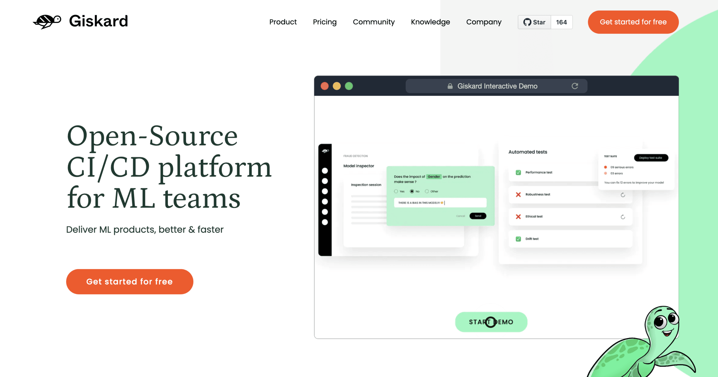 Giskard | Deliver ML products, better & faster