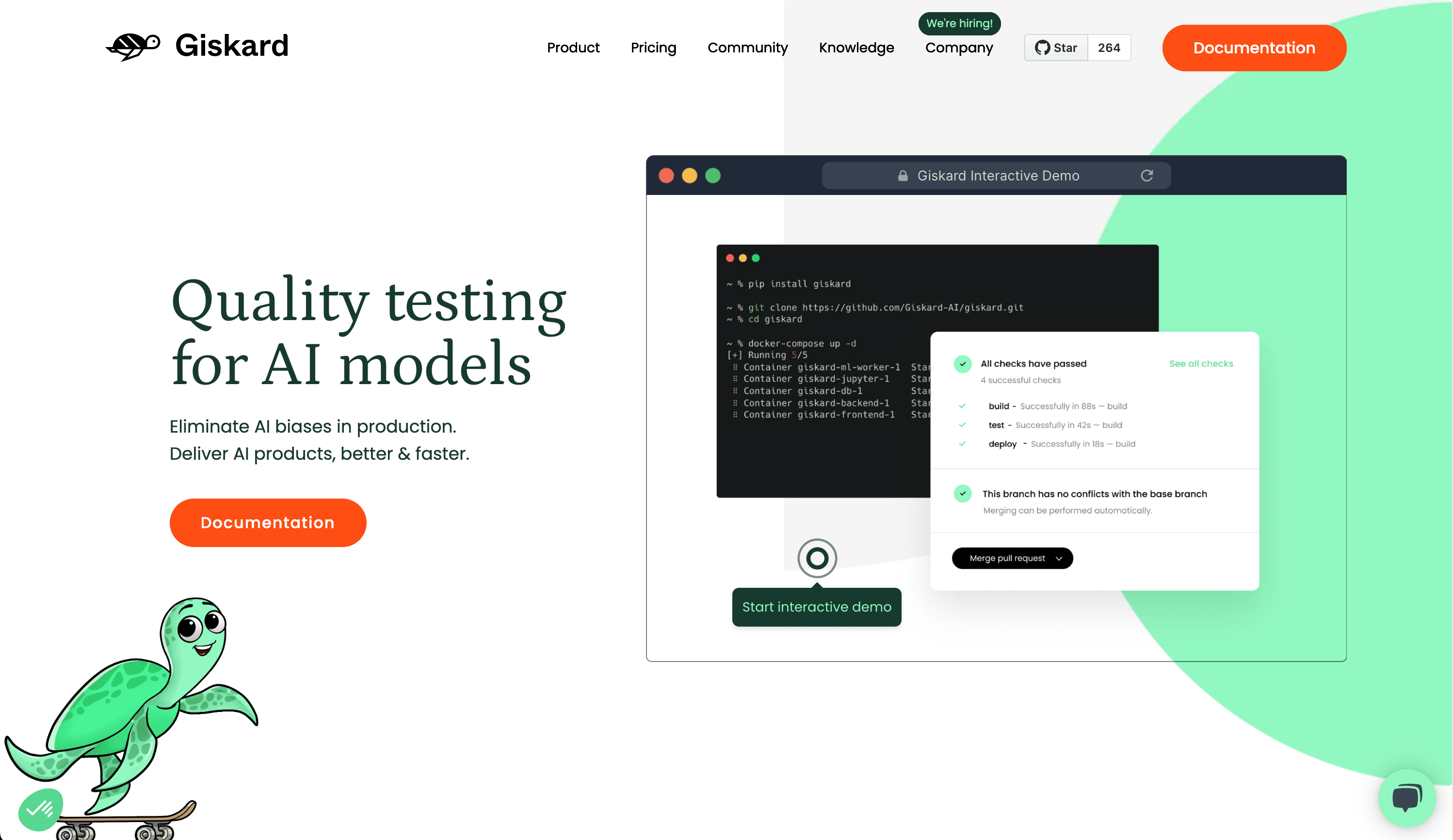 Giskard Home | Quality Assurance for AI models
