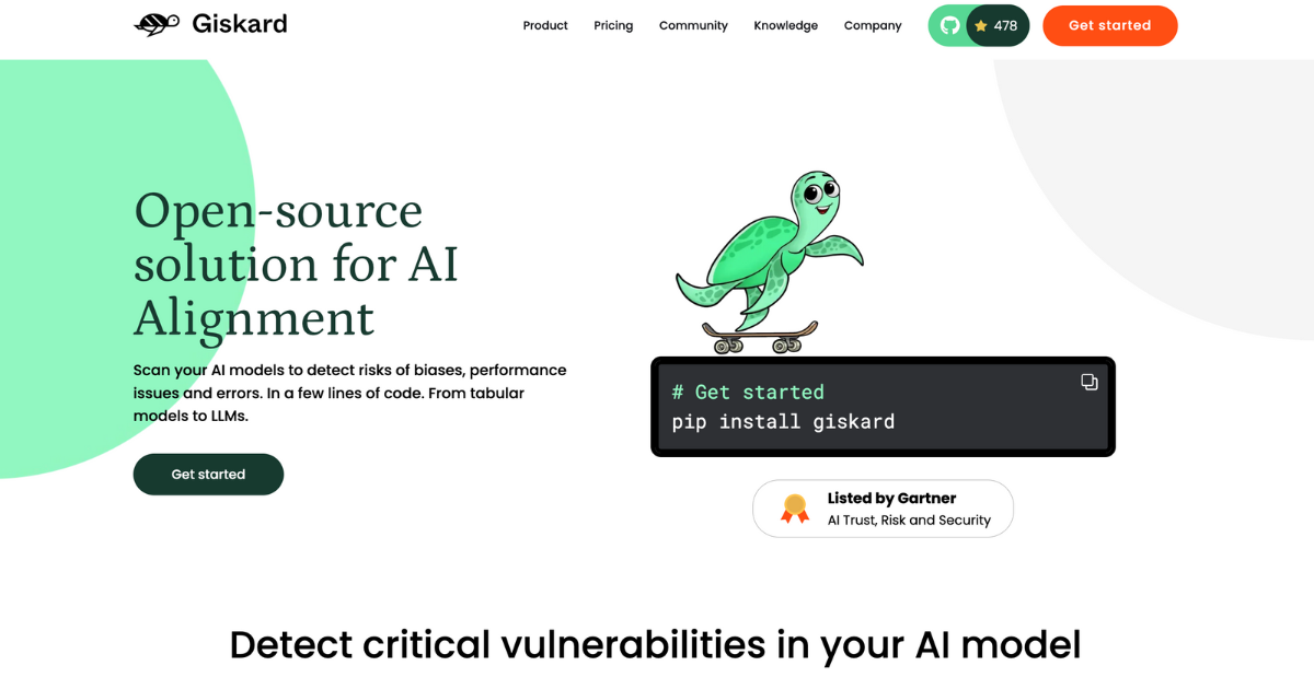 Giskard - Open-source Solution for AI Quality