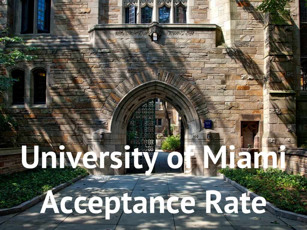 University Miami Acceptance Rate