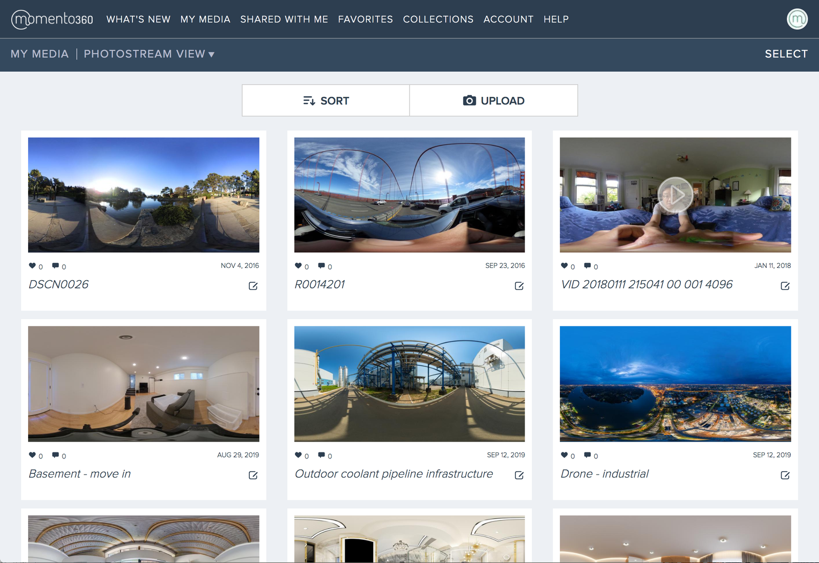 Momento360 | Store and Organize All Your 360 Media