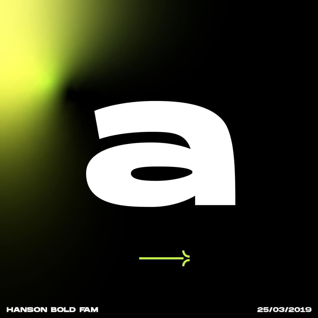 Hanson Bold Font [Free] / Type / Asset Supply©